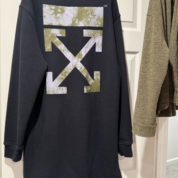 Off-White | Sweaters | New Never Worn Offwhite Black Sweater With Olive ...